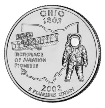 USA 25 c Ohio 2002 supermonety.pl: monety, numizmatyka, sklep numizmatyczny